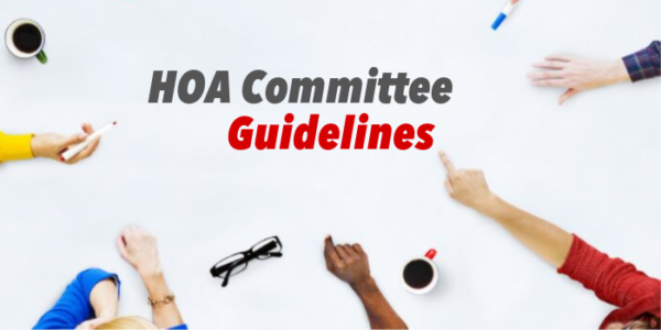 Guidelines for an HOA Committees | HOA Management