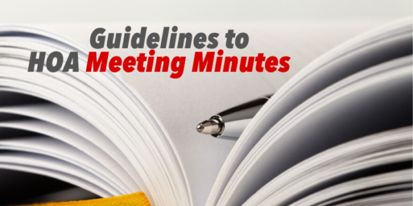 A Guideline for Effective HOA Meeting Minutes