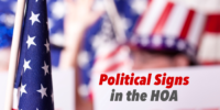 Political Signs in the HOA